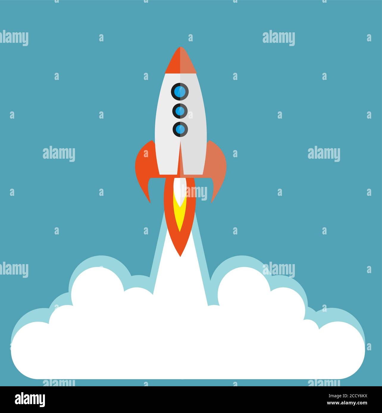 Blue spaceship illustration vector hi-res stock photography and images ...