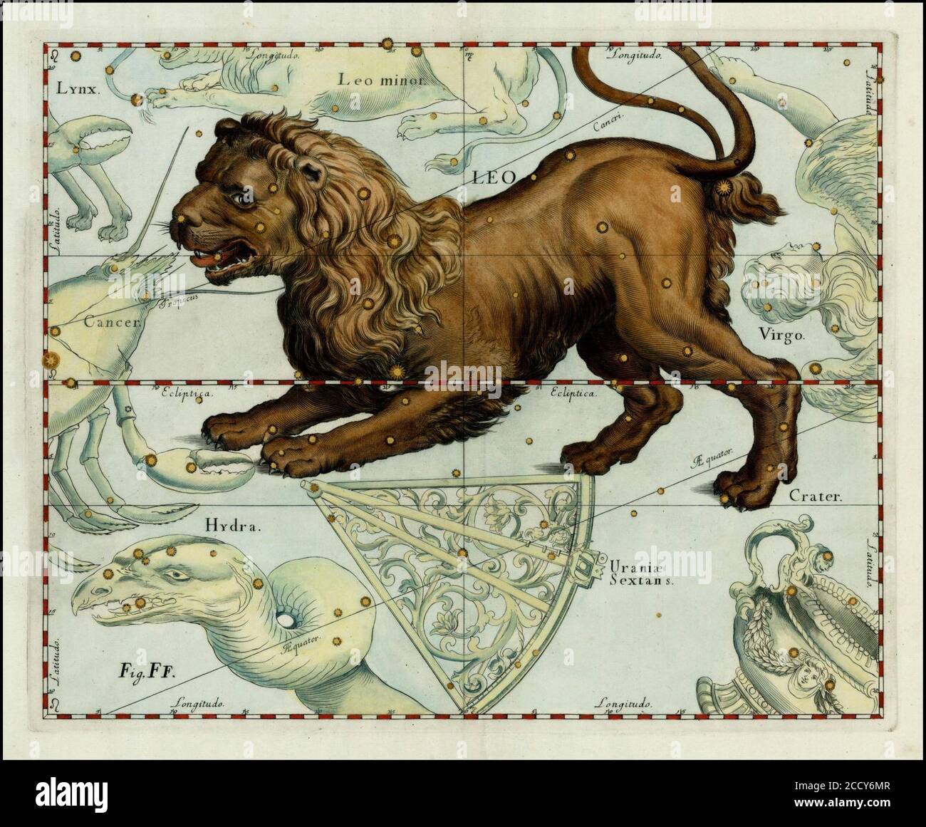 Johannes Hevelius - Leo Stock Photo - Alamy
