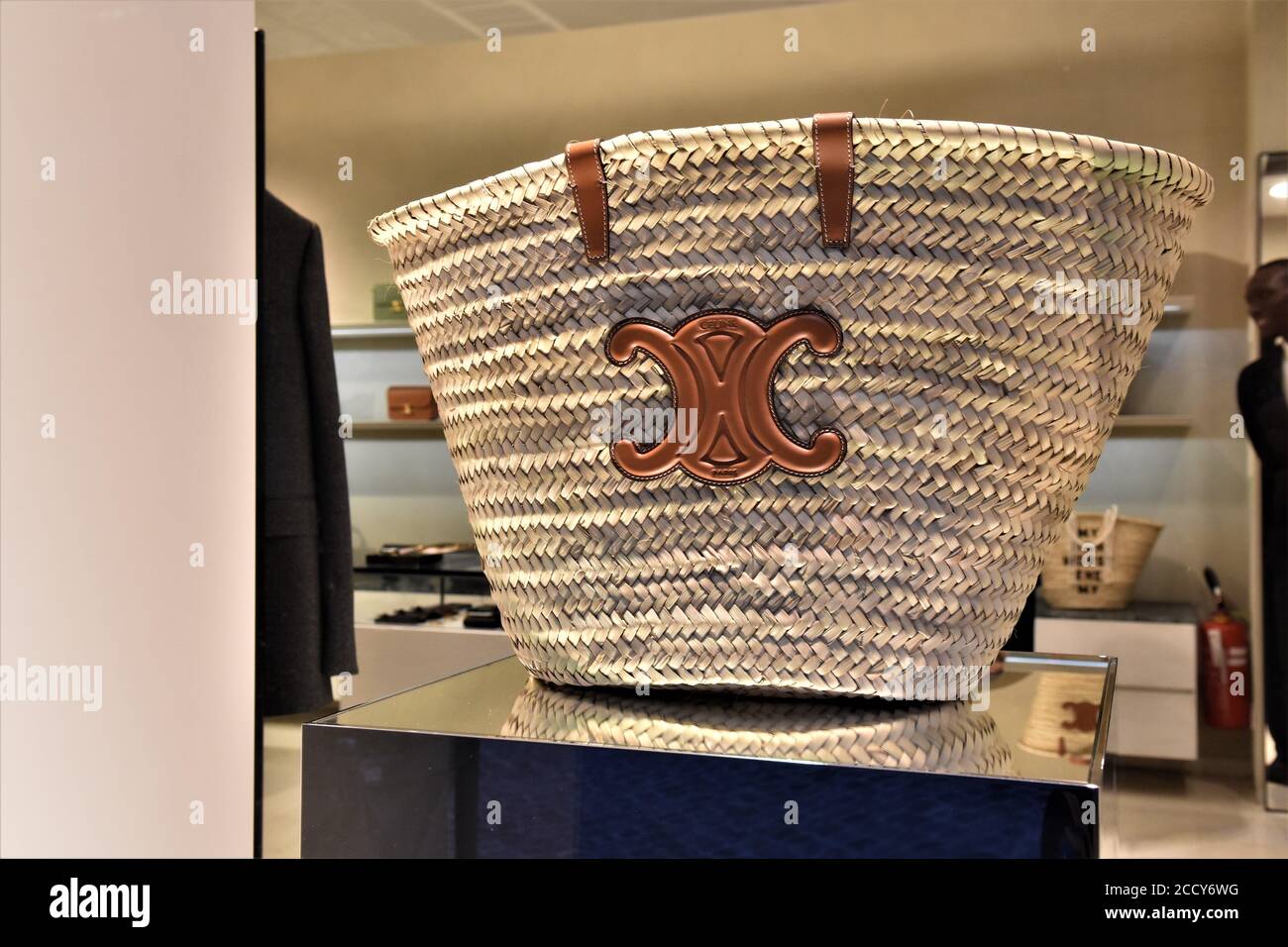 BAG ON DISPLAY AT CELINE BOUTIQUE IN CONDOTTI STREET Stock Photo - Alamy