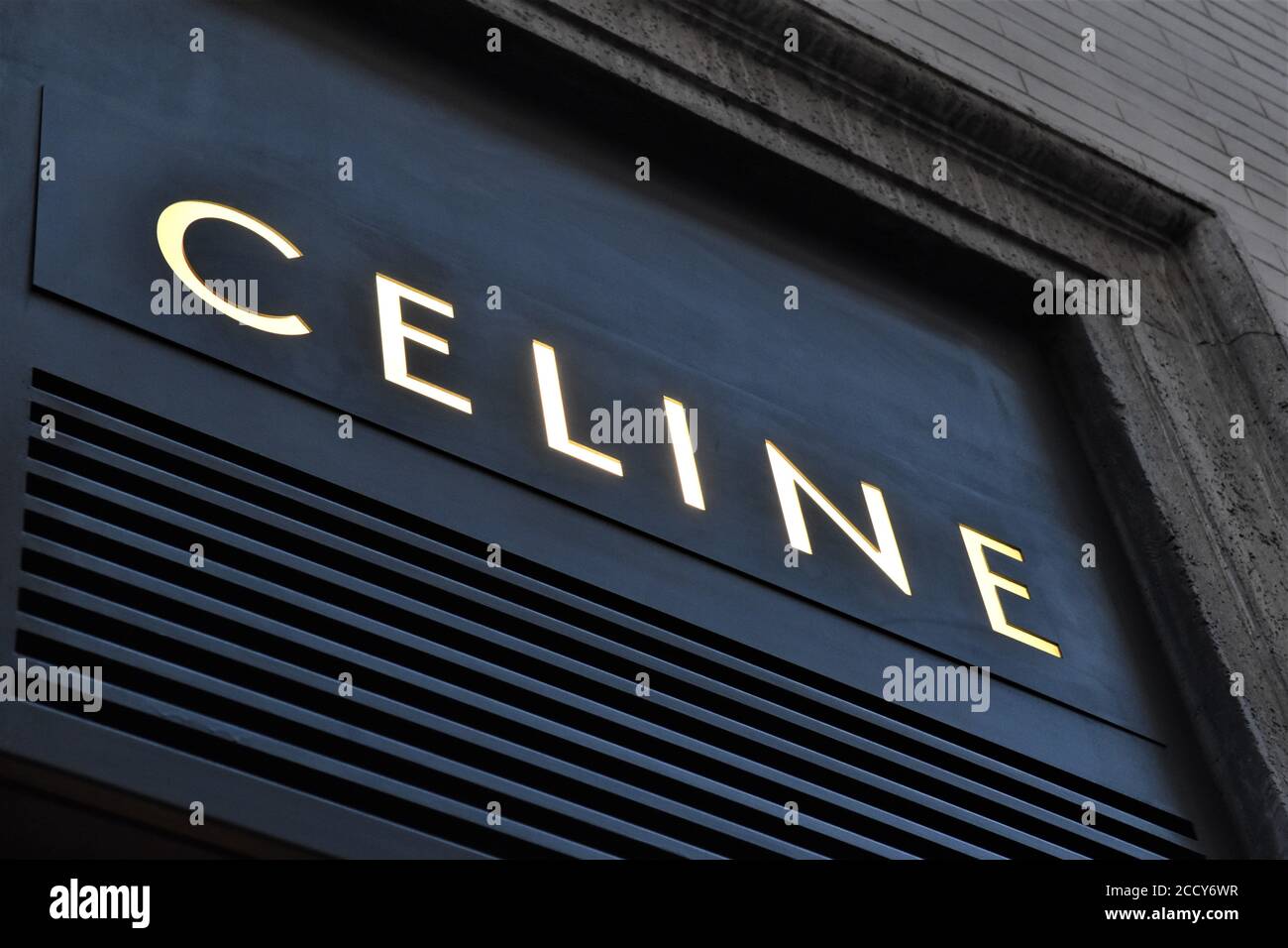 THE SIGNATURE OF THE CELINE BOUTIQUE Stock Photo - Alamy