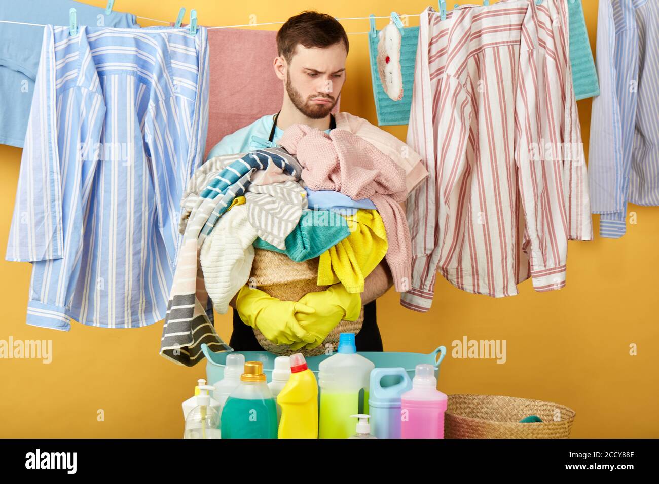 Man Doing Housework High Resolution Stock Photography and Images - Alamy
