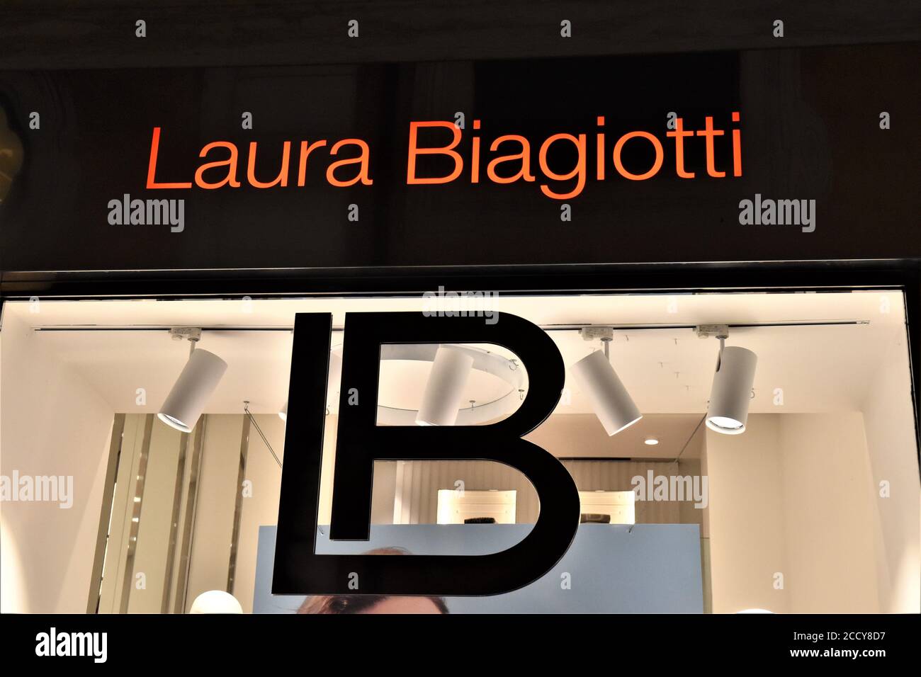 Laura biagiotti logo hi-res stock photography and images - Alamy