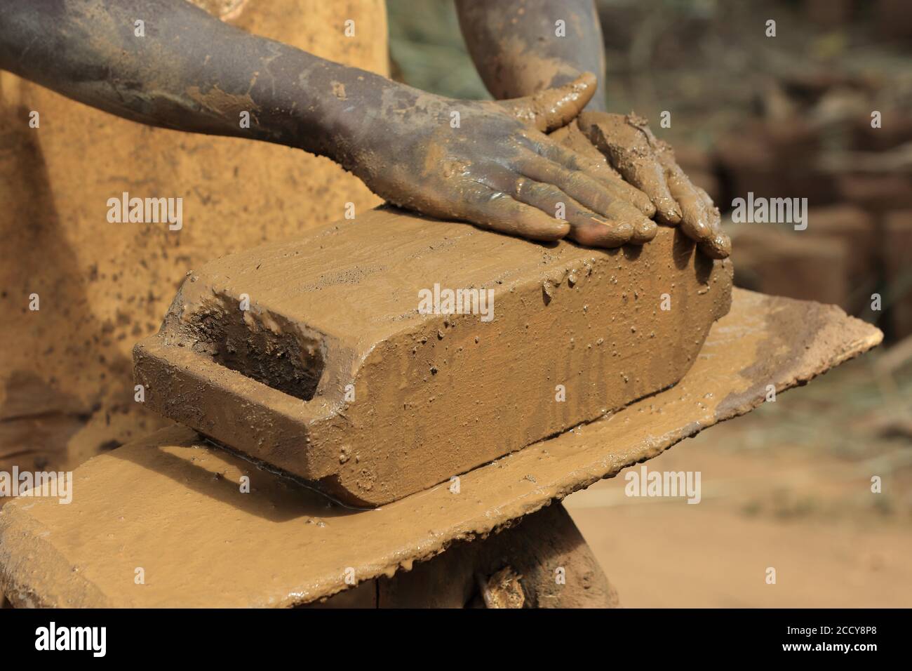 Africa brick bricks hi-res stock photography and images - Alamy