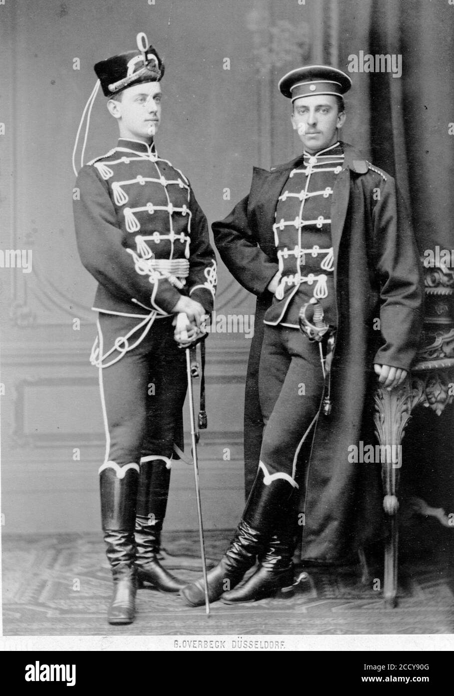 Johannes und Ernest Merck 1875 Stock Photo - Alamy