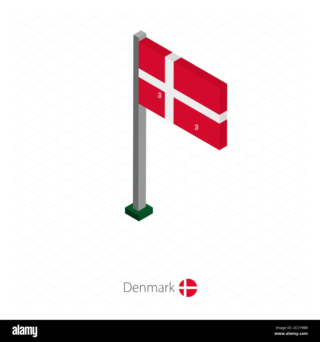 Danish flag dannebrog dannebrog Cut Out Stock Images & Pictures - Alamy