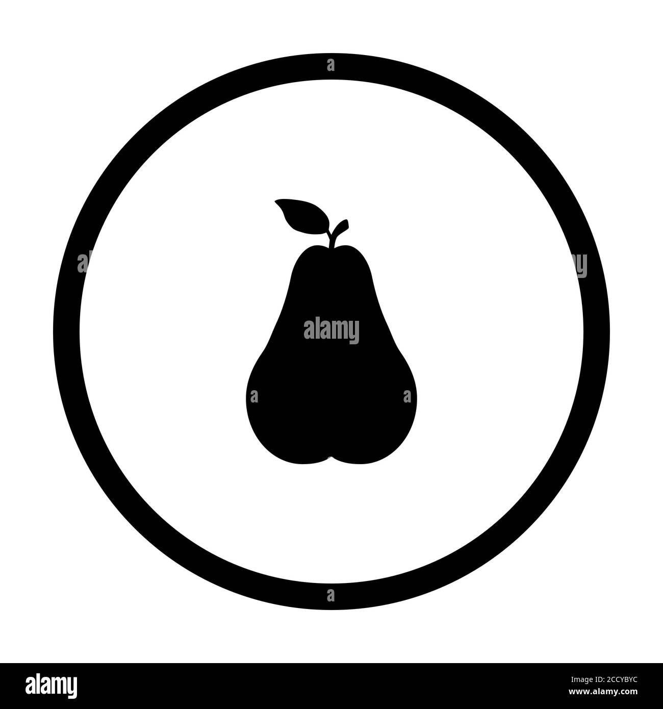 Pear and circle Stock Photo - Alamy