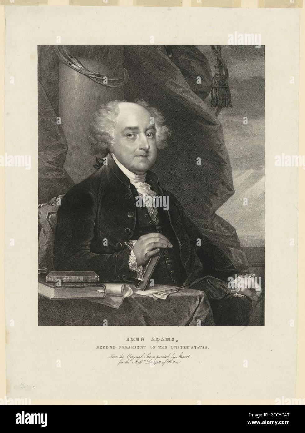 John Adams, second president of the United States Stock Photo - Alamy