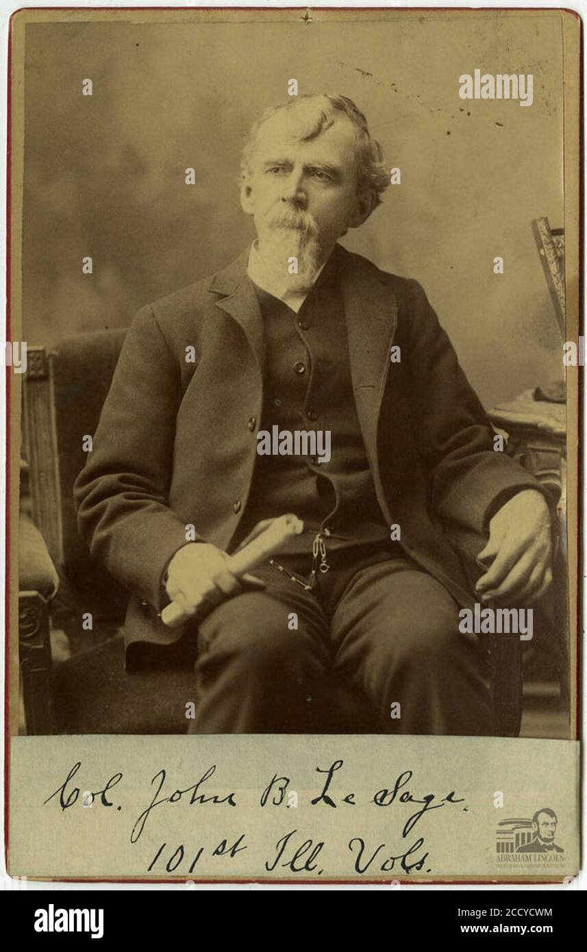 John B. LeSage (ALP BIB 2780 Stock Photo - Alamy