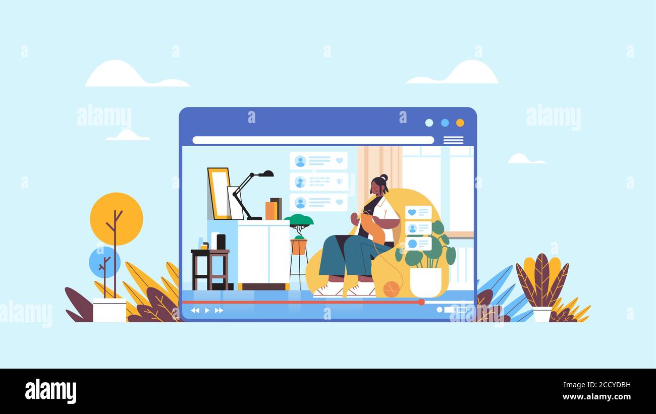 Blog screen fashion Stock Vector Images - Alamy