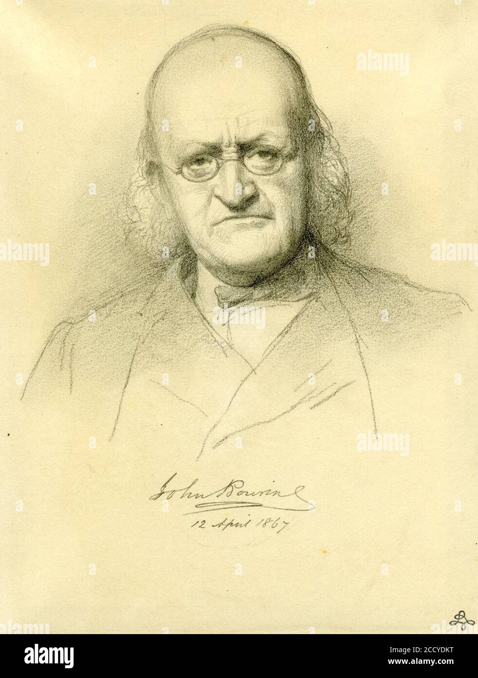 John Bowring 1867 Stock Photo - Alamy