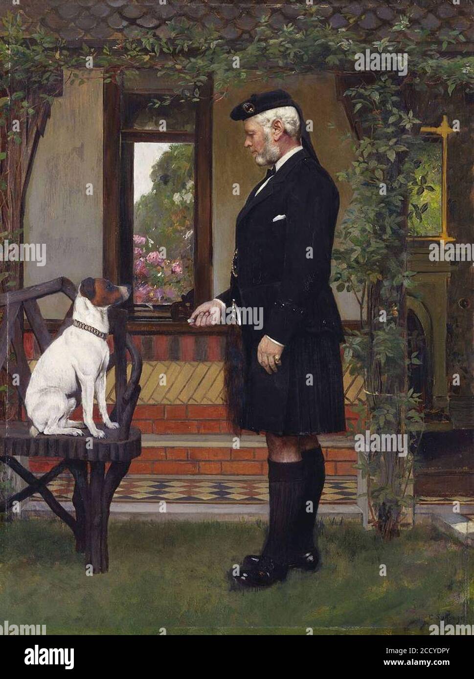 John Brown (d. 1883) at Frogmore, Carl Rudolph Sohn, 1883 Stock Photo ...