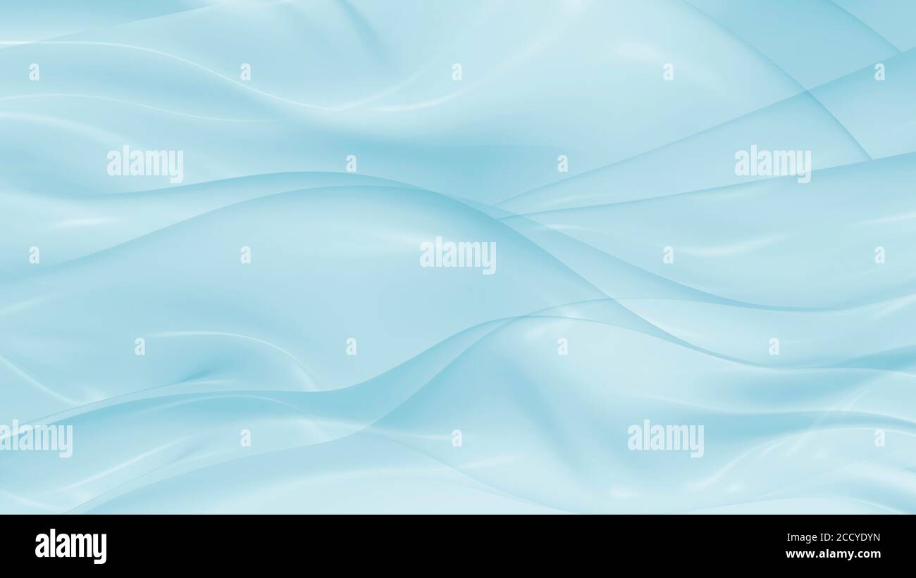3D Illustration Abstract Airy Blue Background Stock Photo - Alamy