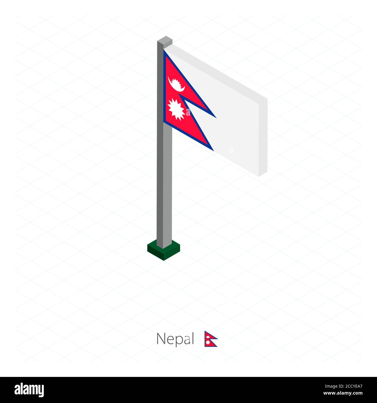 Nepal flag in nepal map hi-res stock photography and images - Alamy