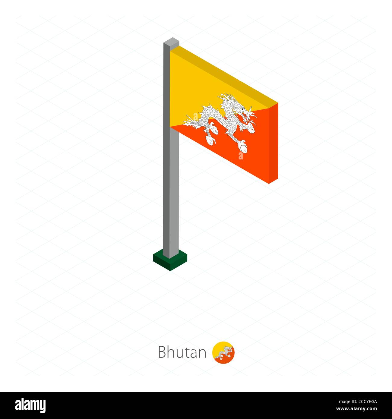 Bhutan Flag Vector Vectors High Resolution Stock Photography and Images ...