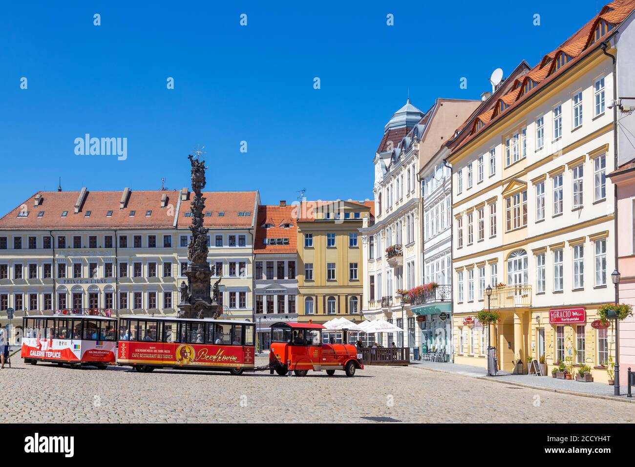 Zamecke namesti, Teplice v Cechach, Ceska republika / Castle square ...