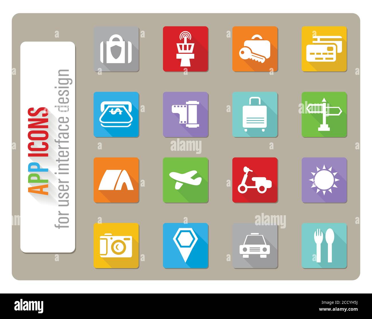 travel icon set Stock Vector Image & Art - Alamy