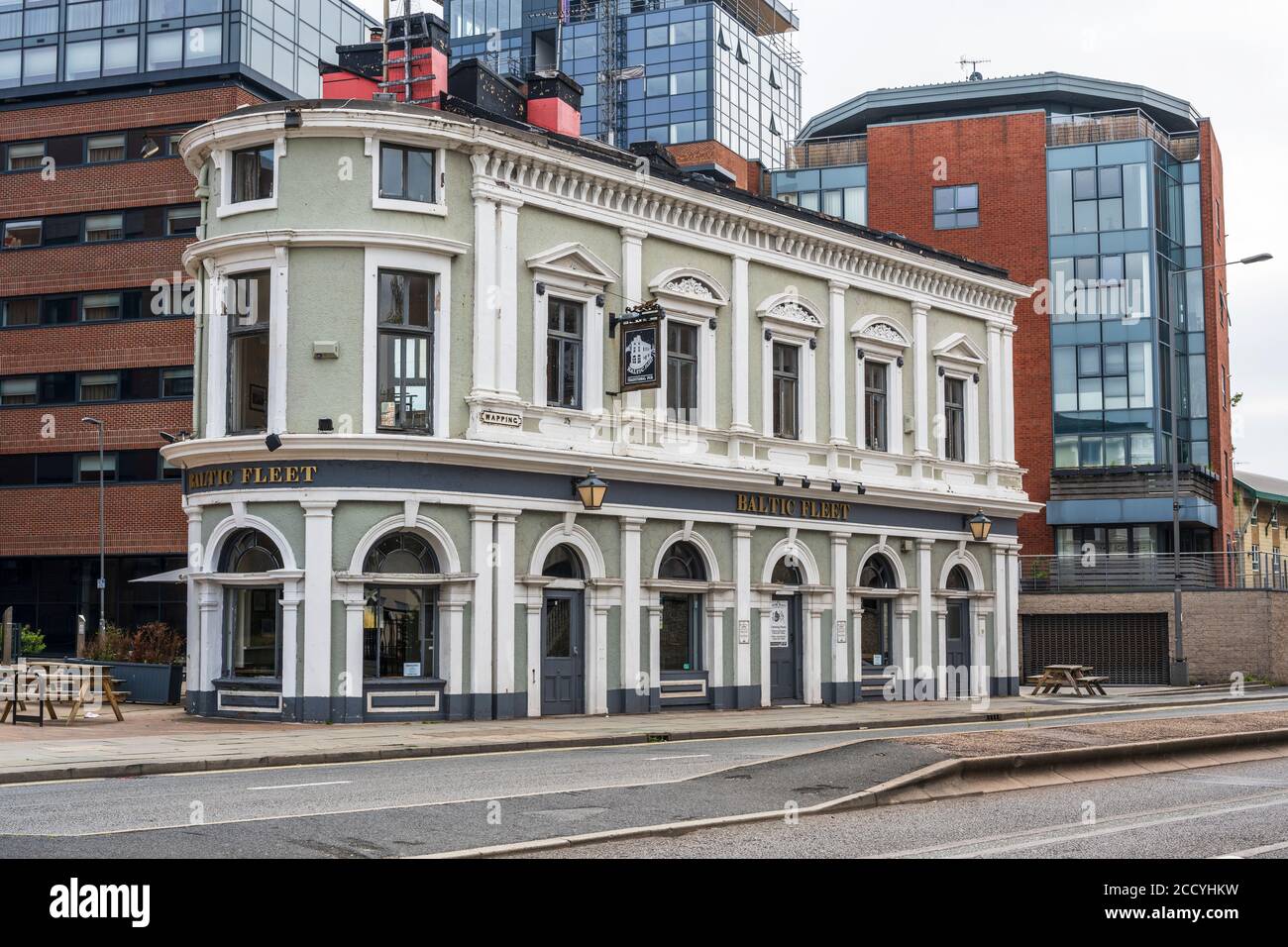 Baltic Fleet Victorian pub on Wapping, Liverpool, England, UK Stock ...