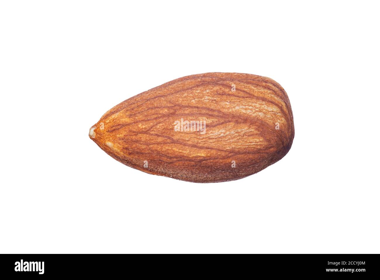 Almond background close up isolated on white background.. Macro shot ...