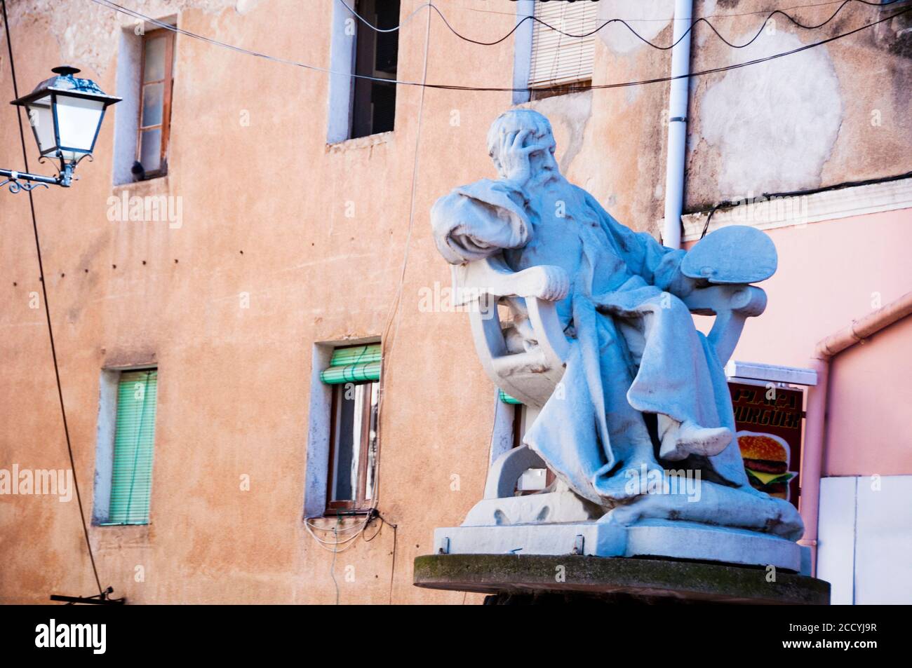 Statue of Jean-Louis-Ernst Meissonier French Classicist painter in ...