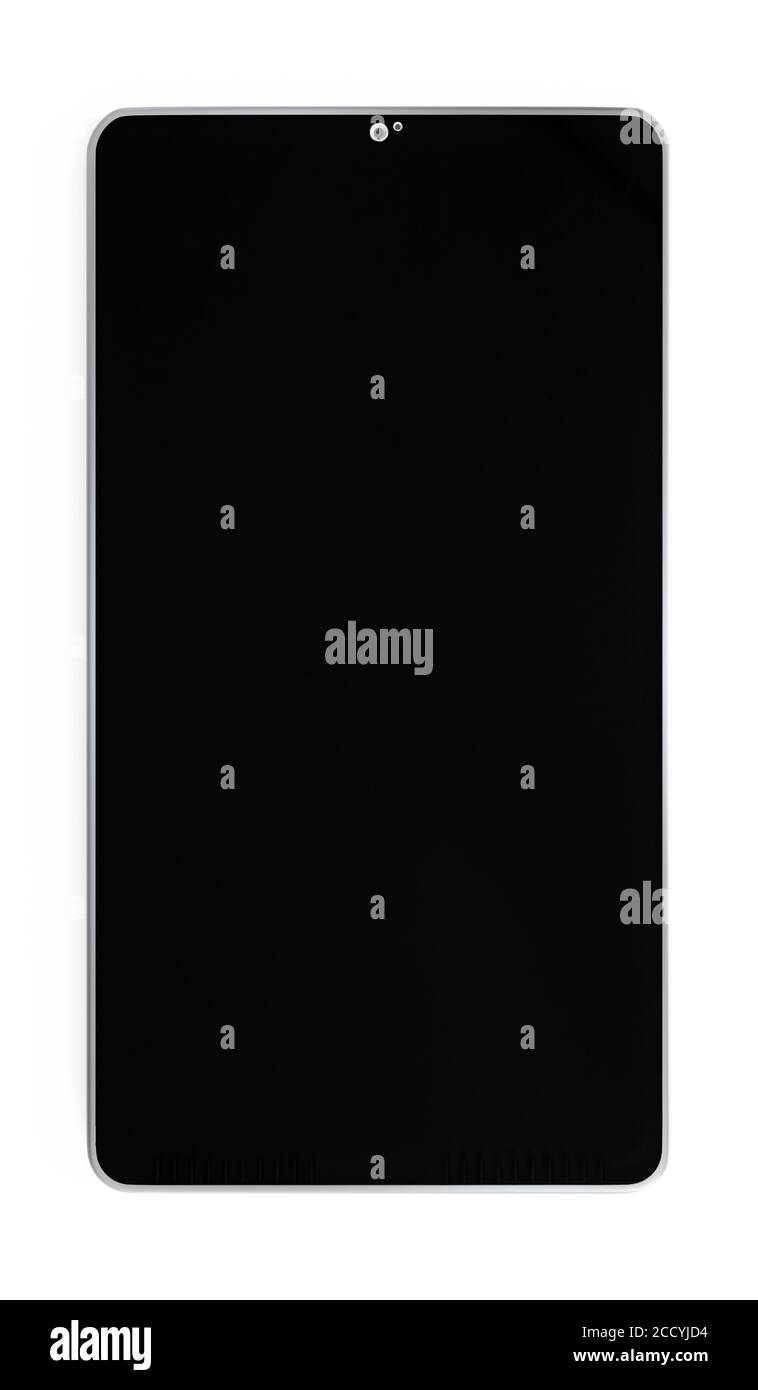 tablet isolated on white background 3d illustration Stock Photo - Alamy