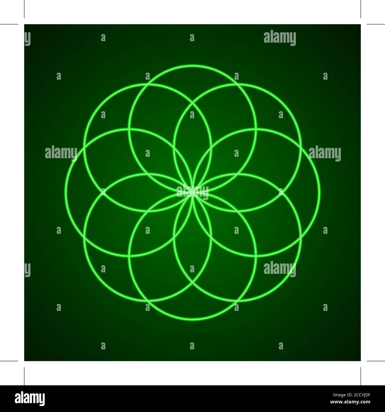 Sacred Geometry. Symbol of Harmony Stock Vector Image & Art - Alamy