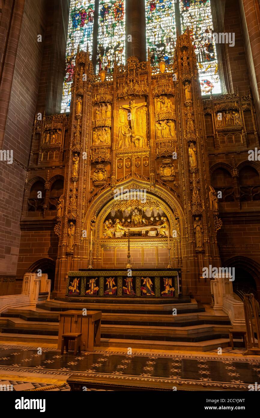 Interior of liverpool cathedral hi-res stock photography and images - Alamy