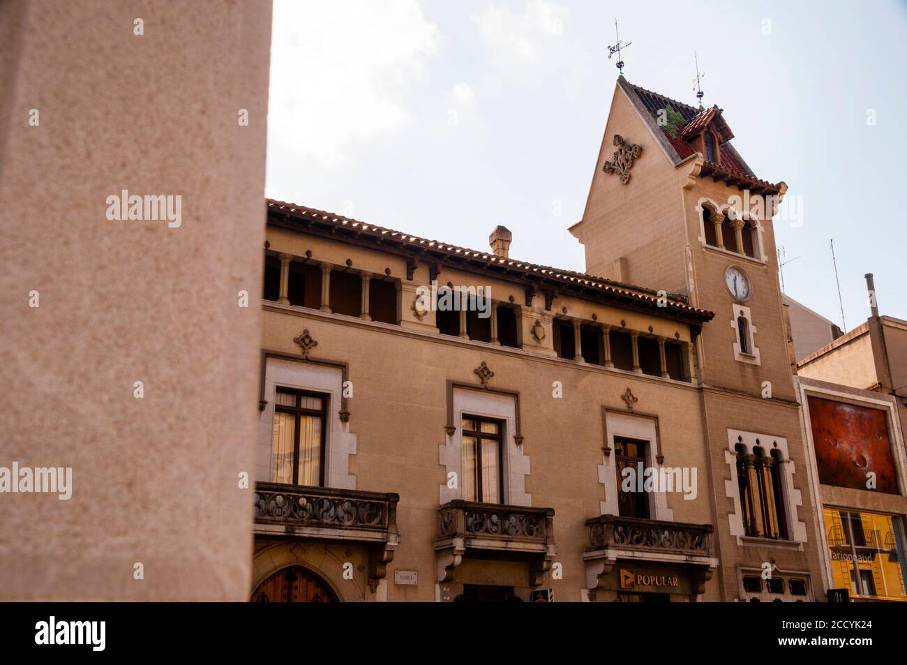 Art Nouveau in Figueres, Spain at Casa Cusi Stock Photo - Alamy