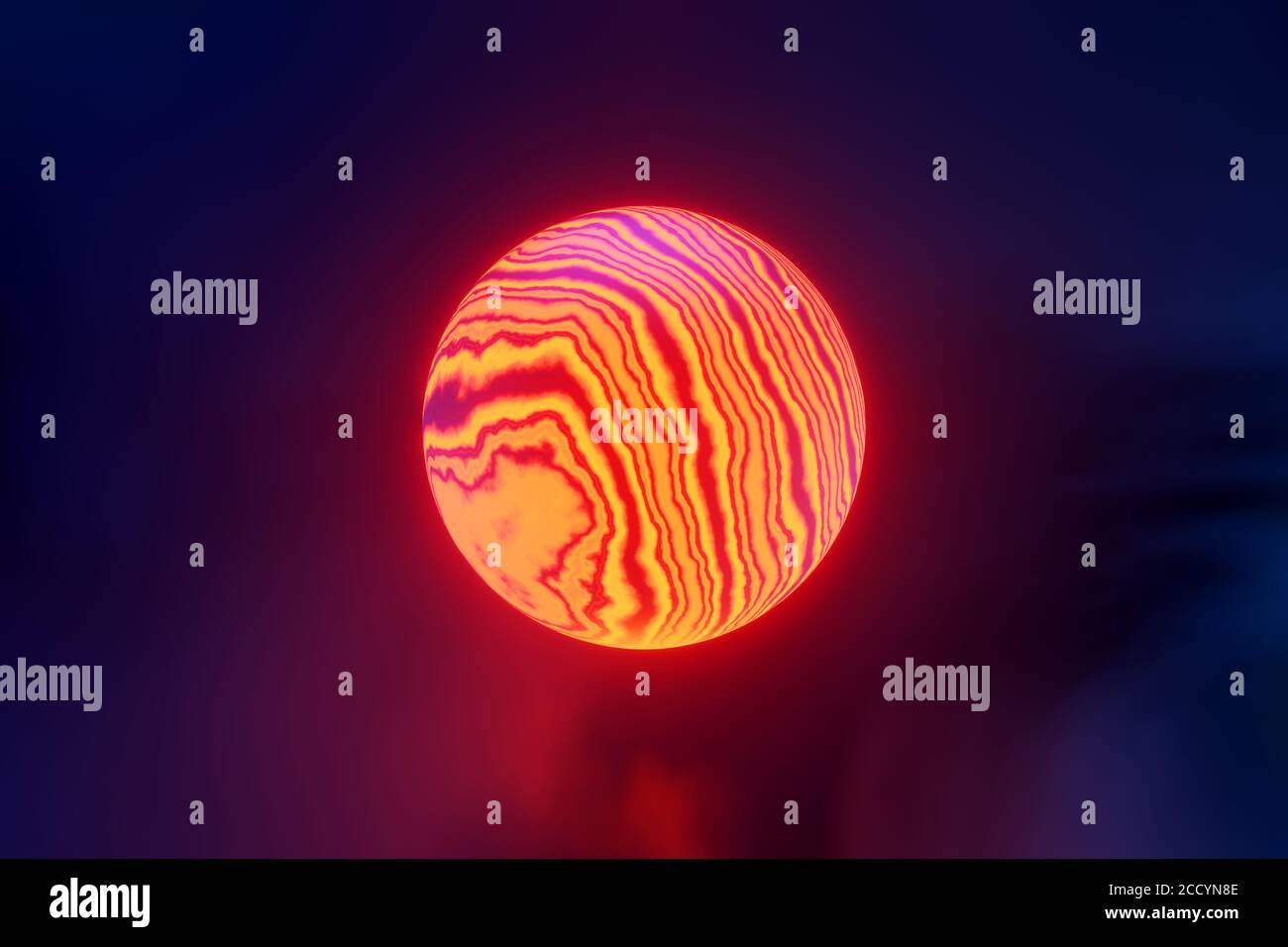 3D rendered illustration of a science fiction energy core Stock Photo ...