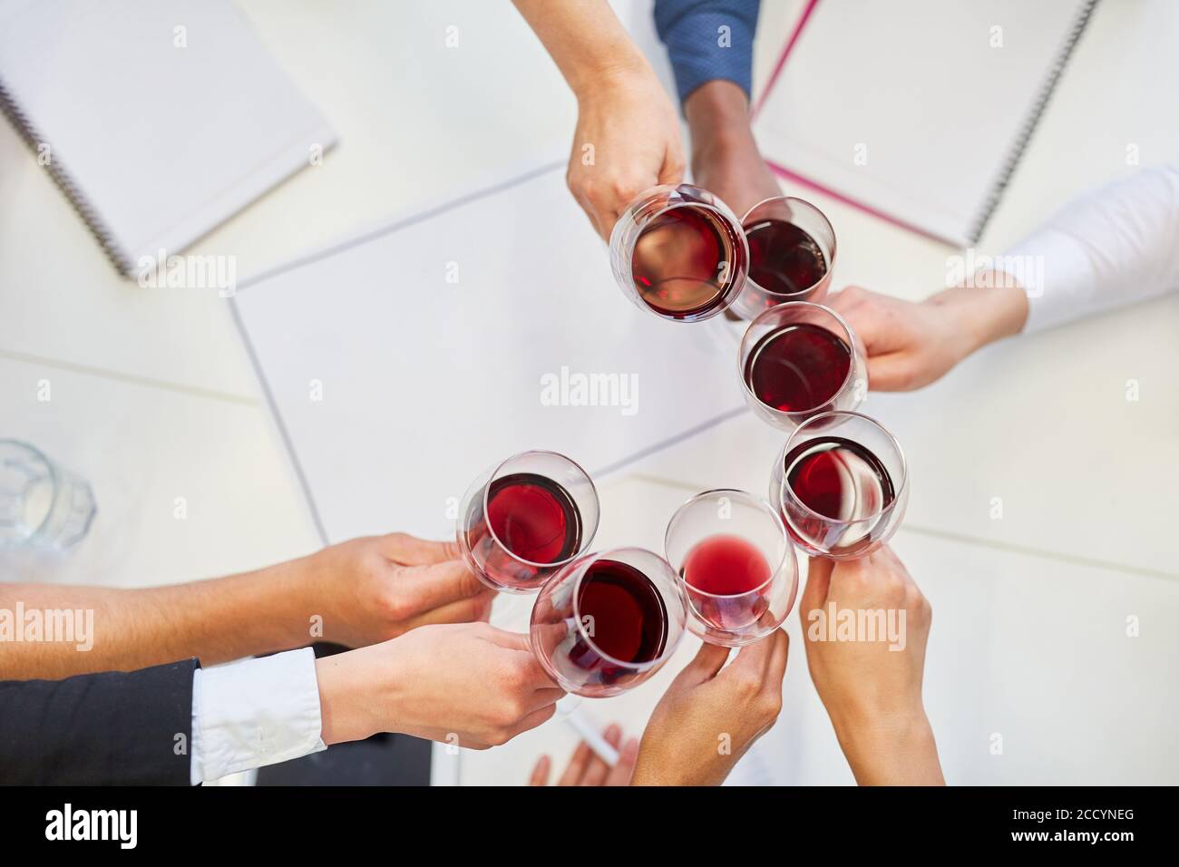 Group people drinking office party hi-res stock photography and images ...