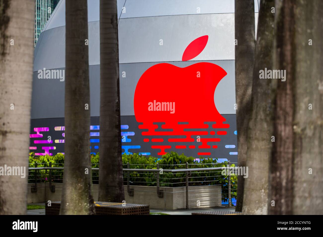 Big apple logo apple store hi-res stock photography and images - Alamy