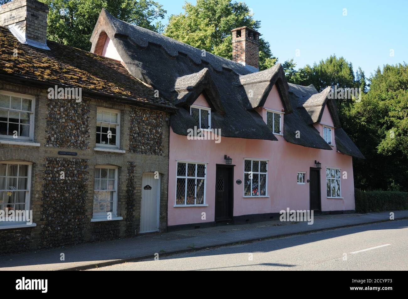 Church Cottage, Lavenham, Suffolk Stock Photo - Alamy
