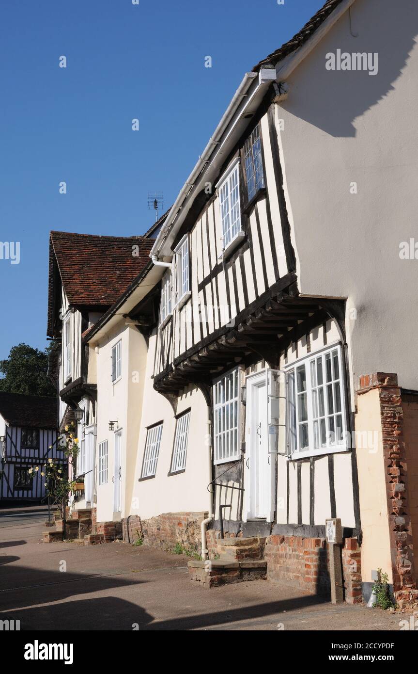 Timber framed building, Church Street, Lavenham, Suffolk Stock Photo ...