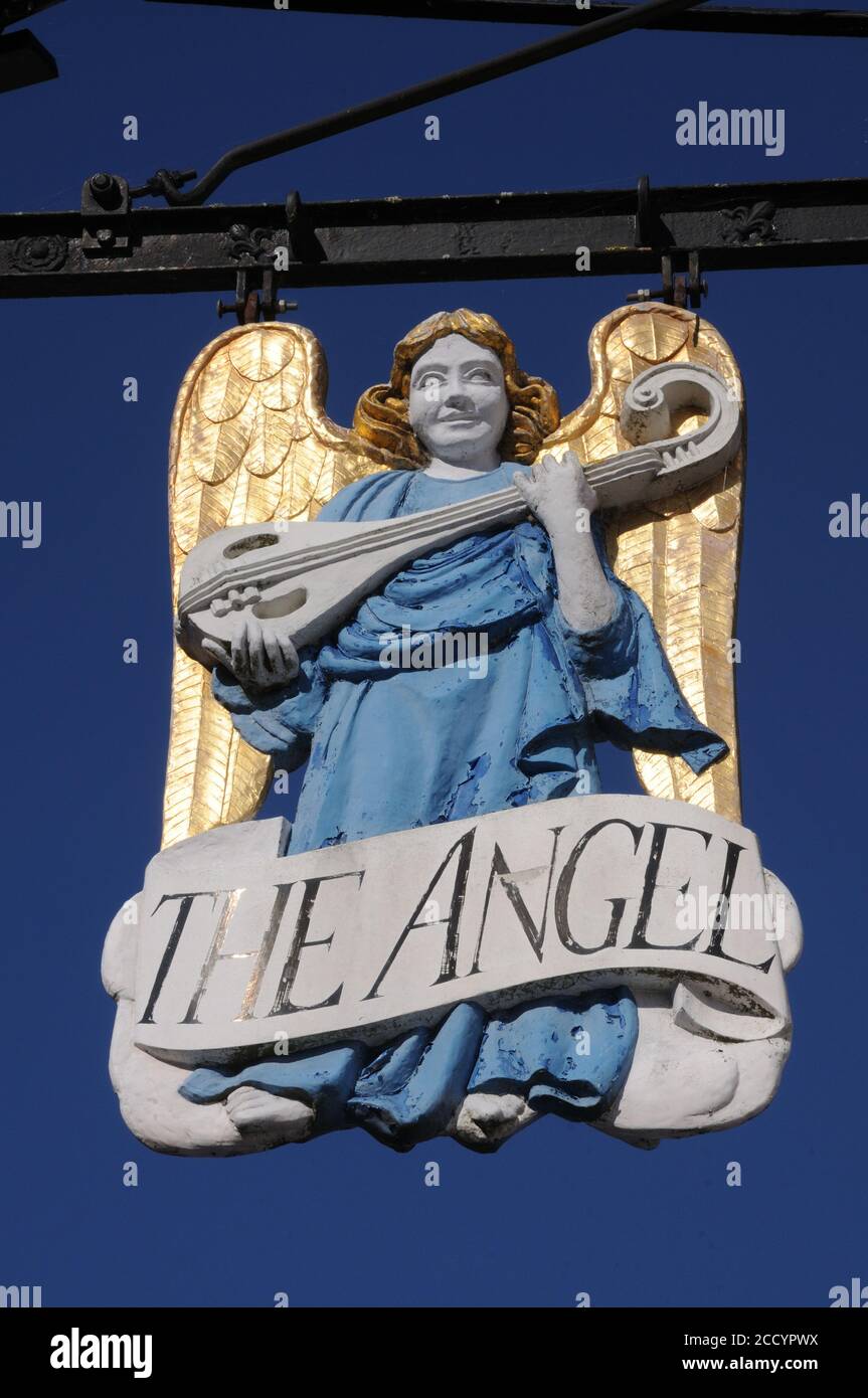Sign of the angel inn hi-res stock photography and images - Alamy