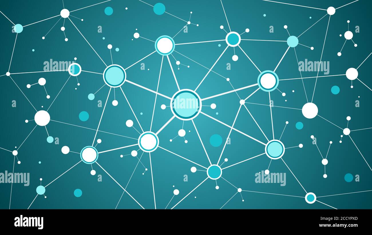Social media network abstract background, illustration of abstract ...