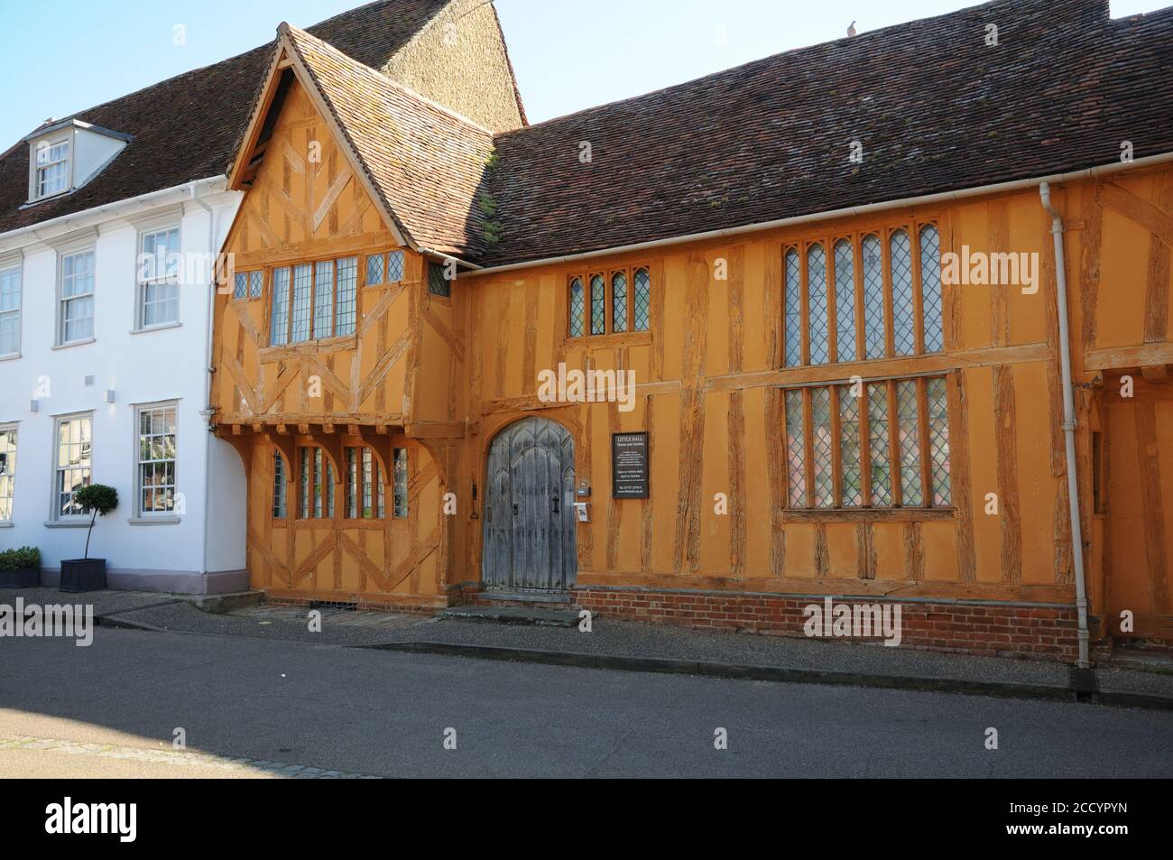 Little Hall, Lavenham, Suffolk, dates form the 14th and 15th cenuries ...