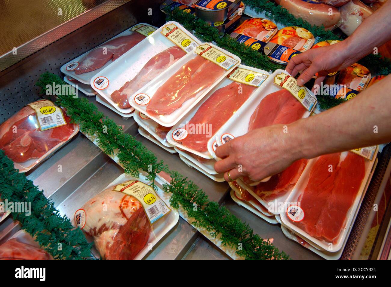 Meat counter morrisons hi-res stock photography and images - Alamy