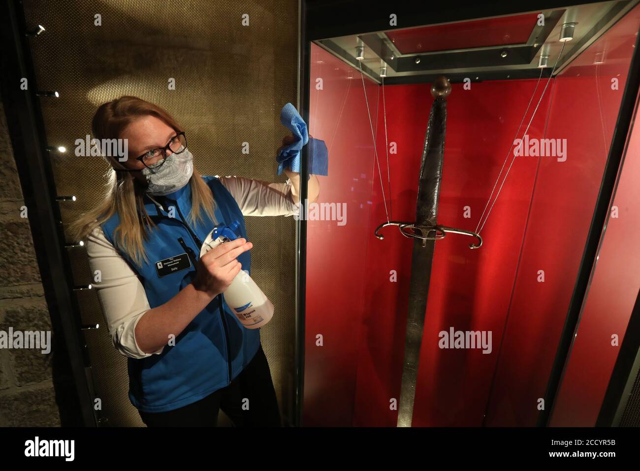 Sally Jeffrey visitor attraction assistant at the Wallace Monument ...