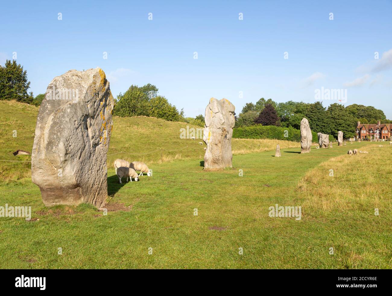 Standing stones in south west quadrant neolithic stone circle henge ...