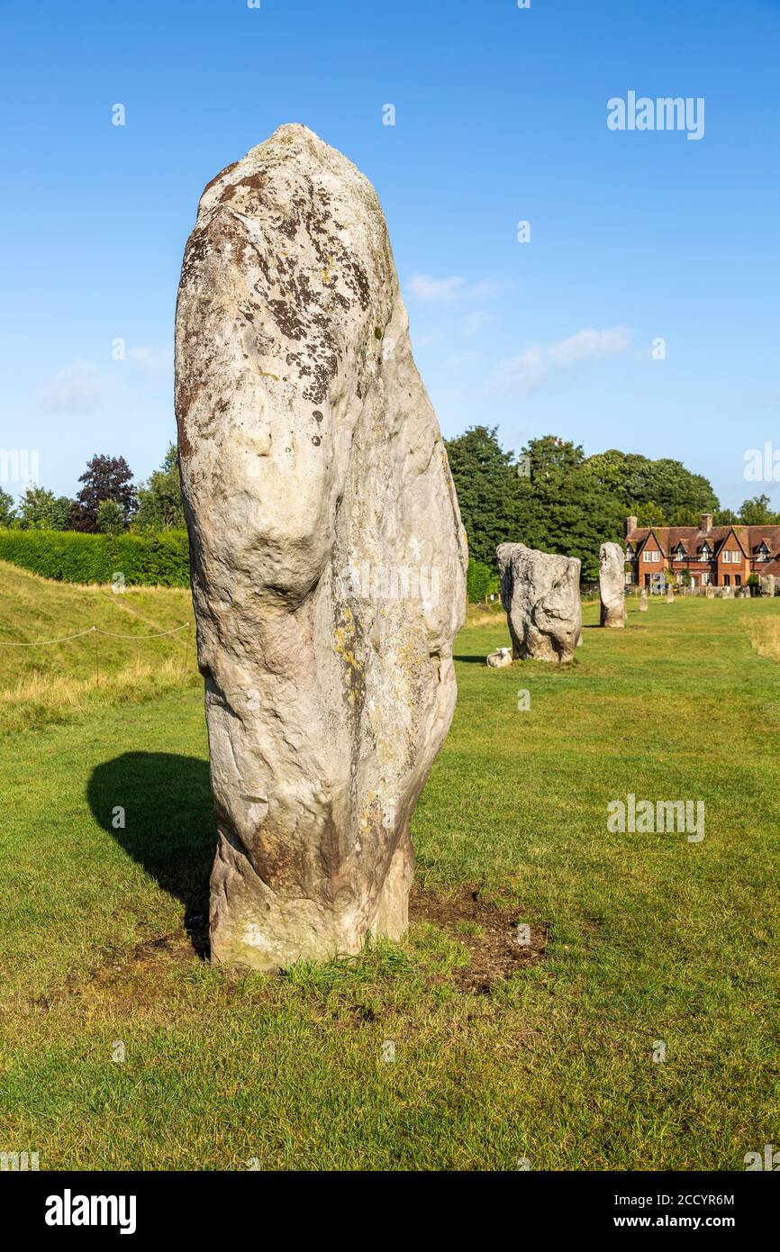 Standing stones in south west quadrant neolithic stone circle henge ...