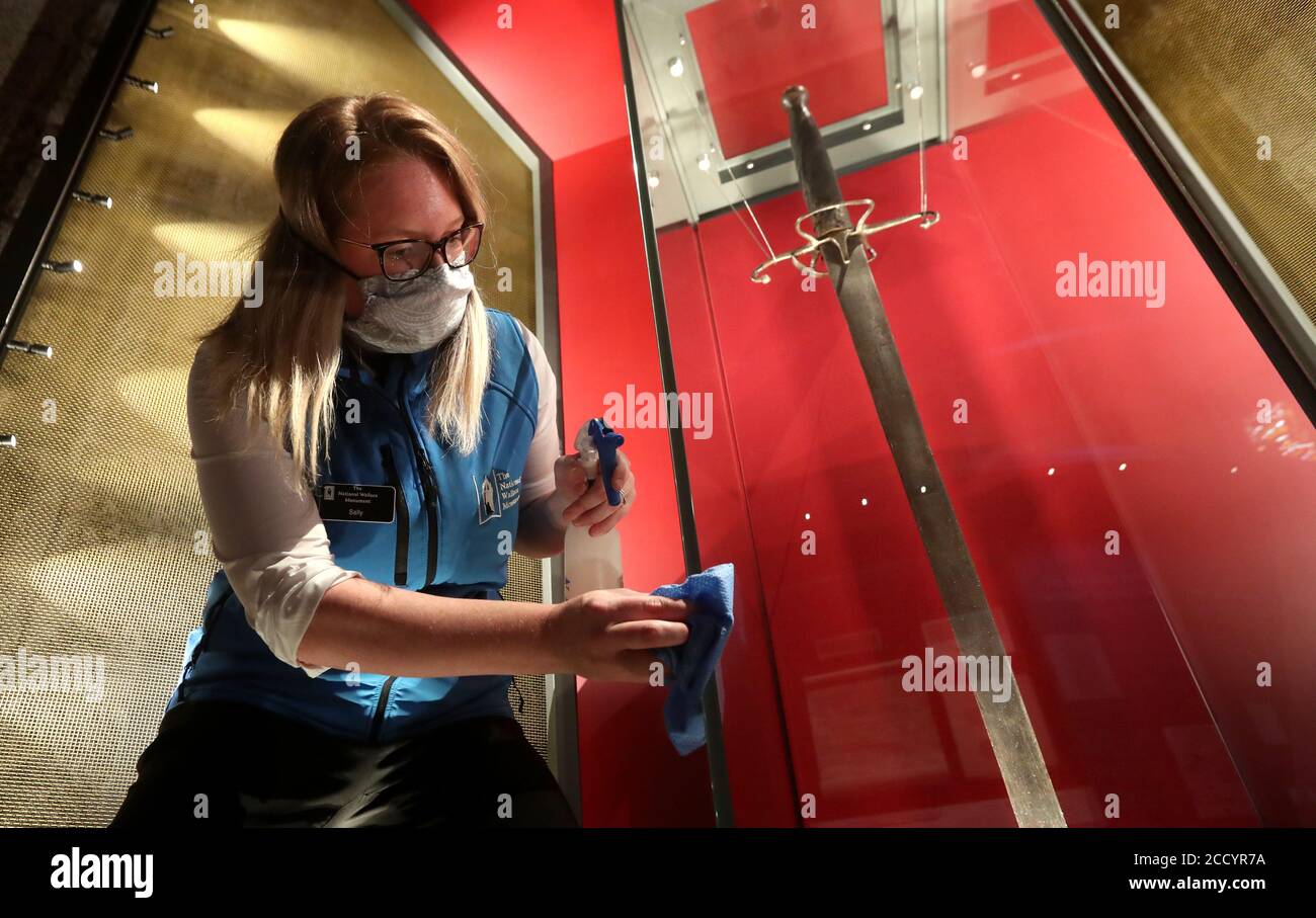Sally Jeffrey visitor attraction assistant at the Wallace Monument ...