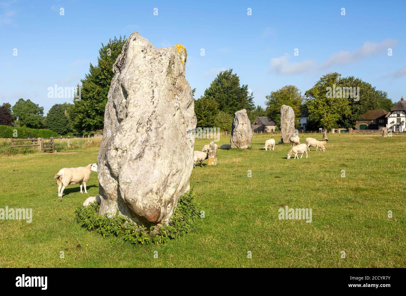 Standing stones in south east quadrant neolithic stone circle henge ...