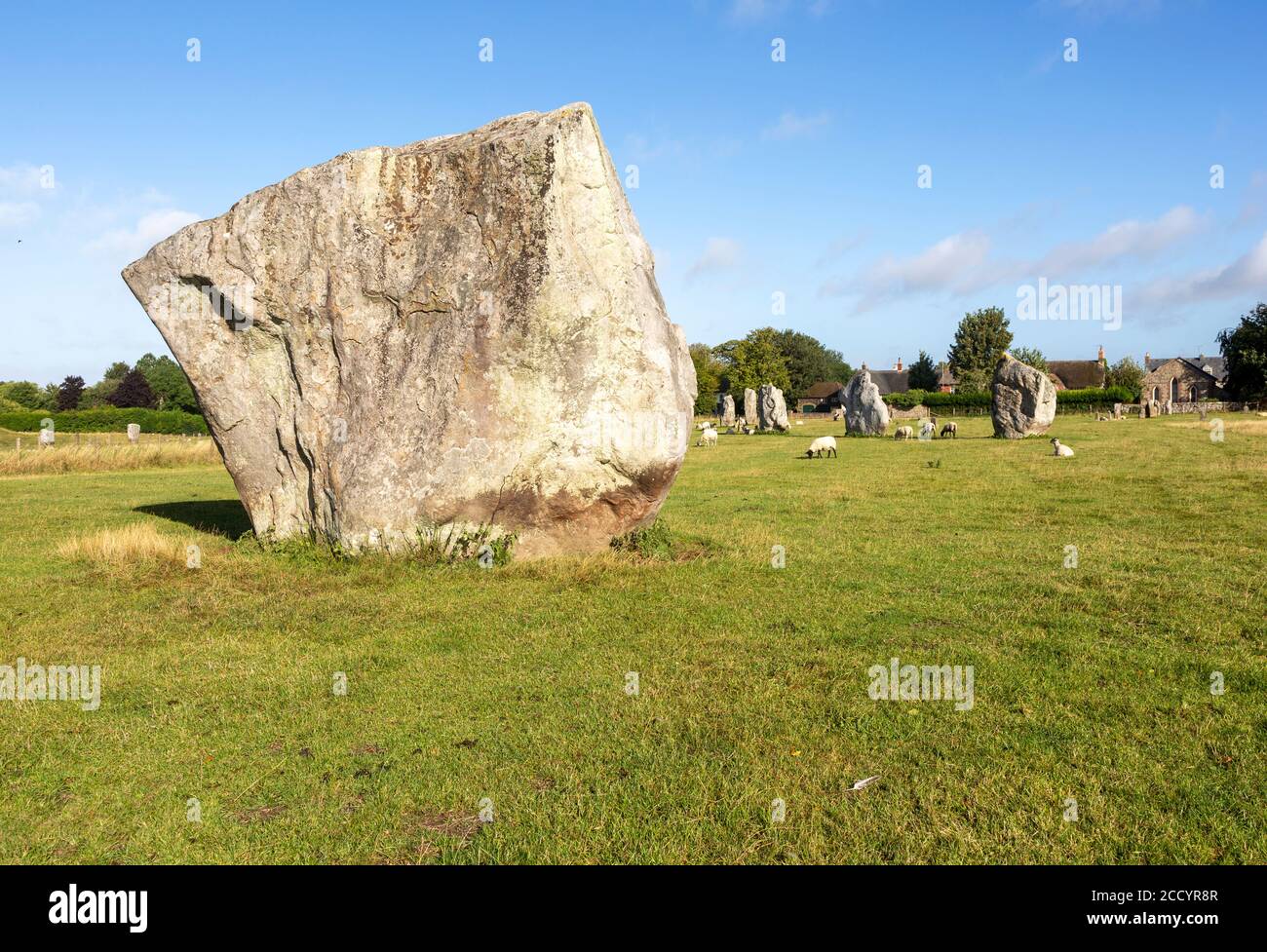 Standing stones in south east quadrant neolithic stone circle henge ...