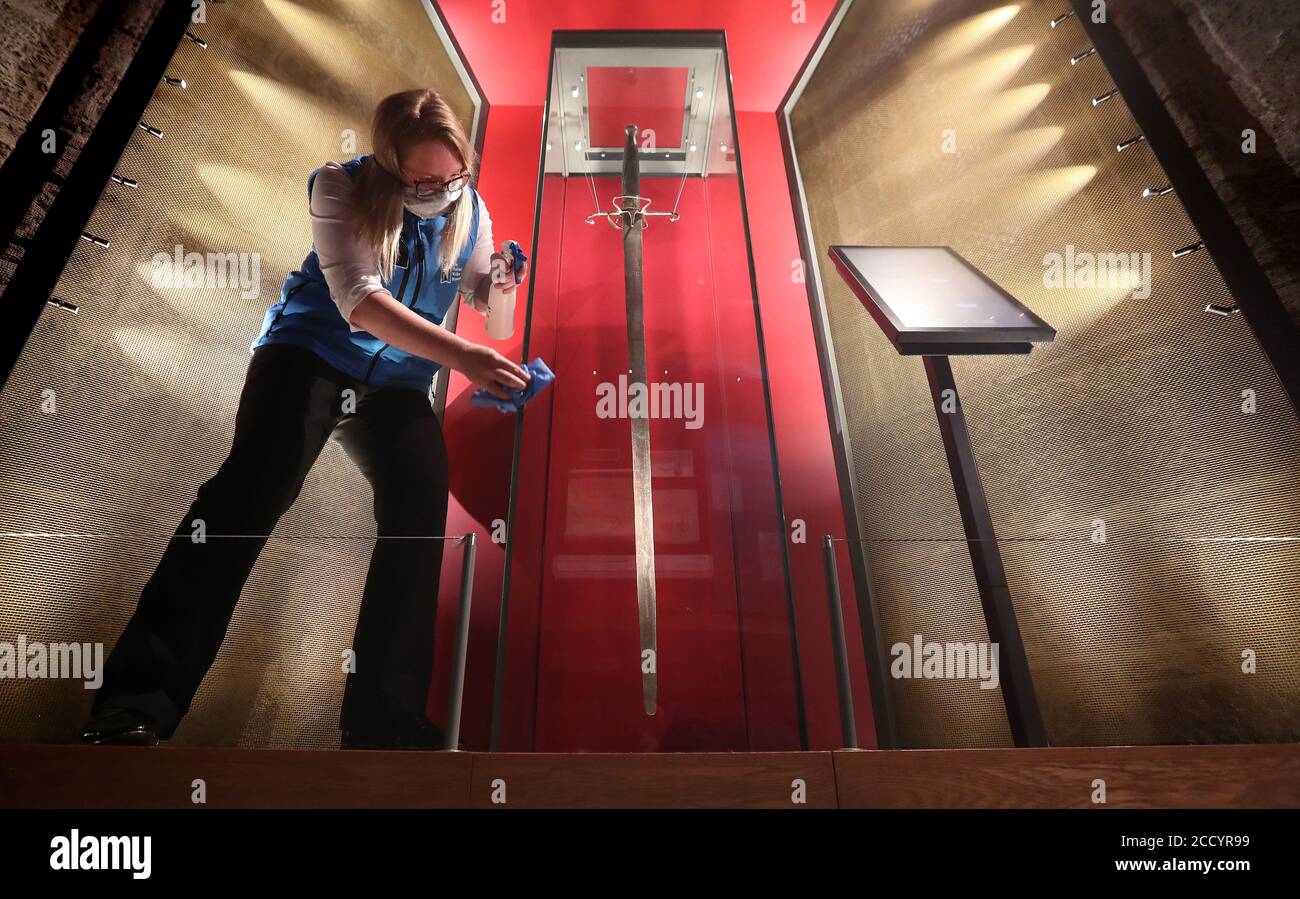 Sally Jeffrey visitor attraction assistant at the Wallace Monument ...