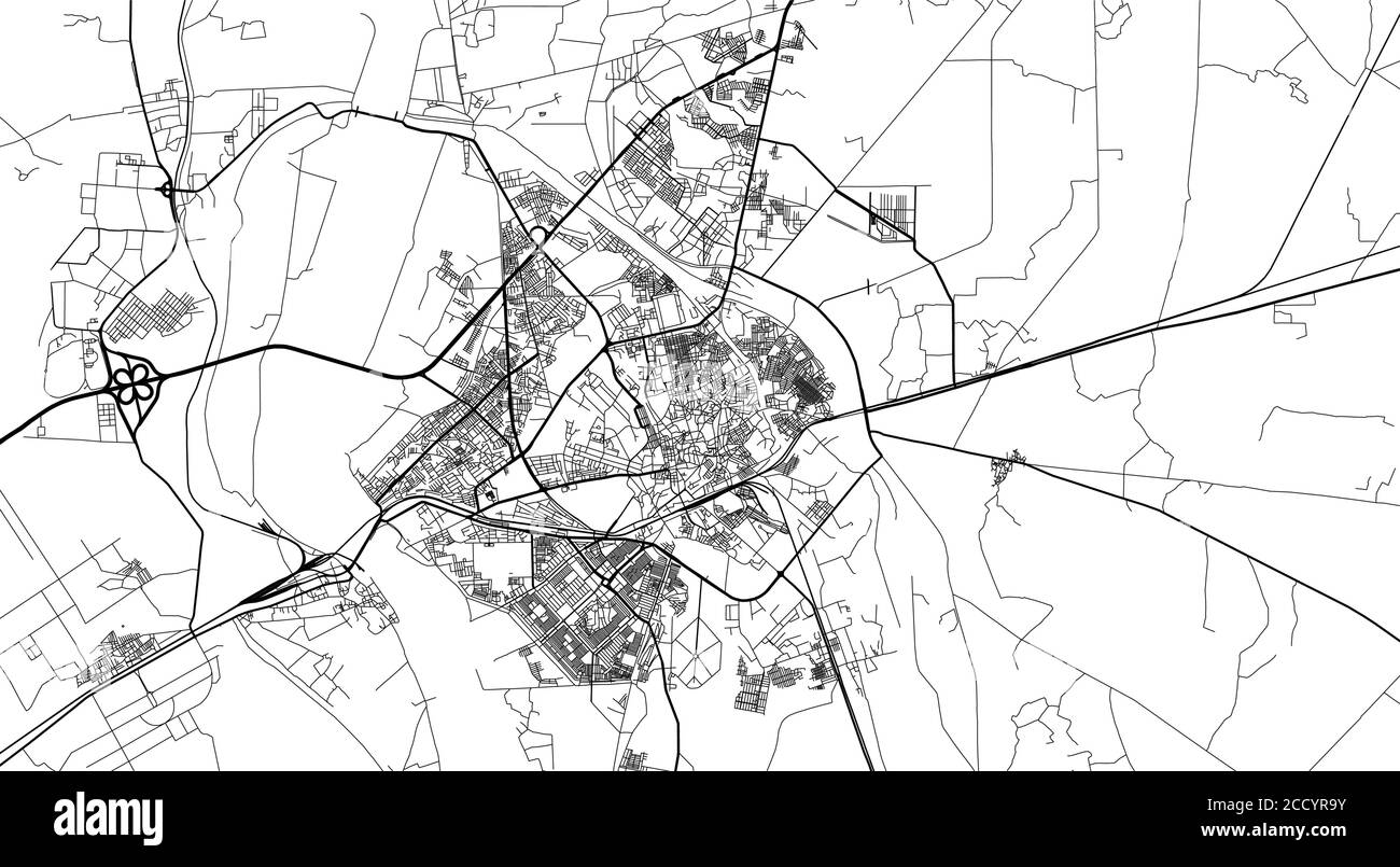 Hyderabad map hi-res stock photography and images - Alamy