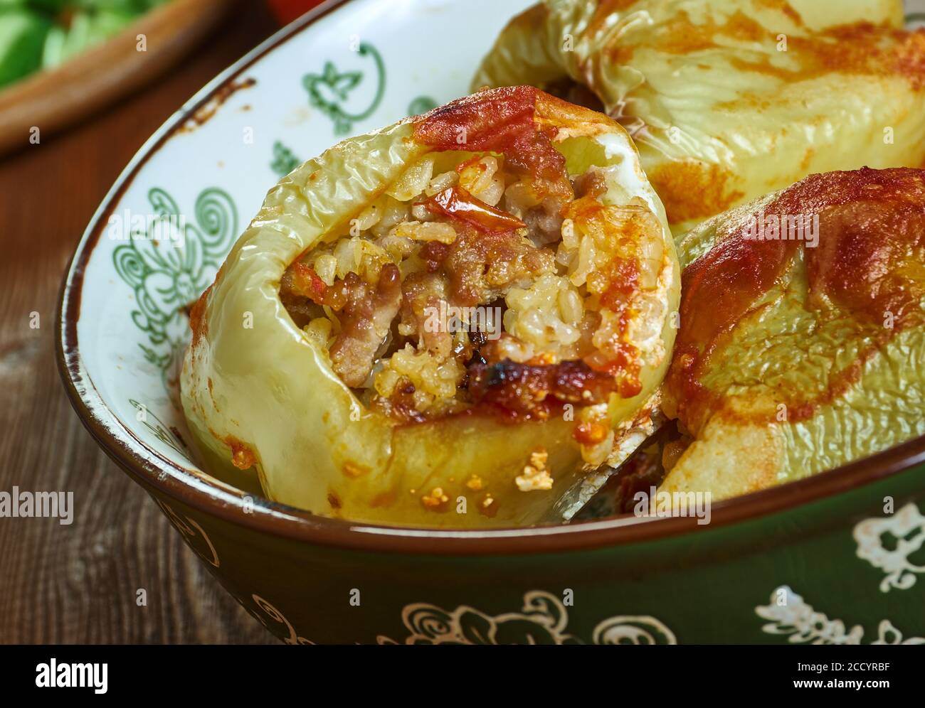 Felfel mehchi - pepper dish from Tunisia made with bull horn bell ...