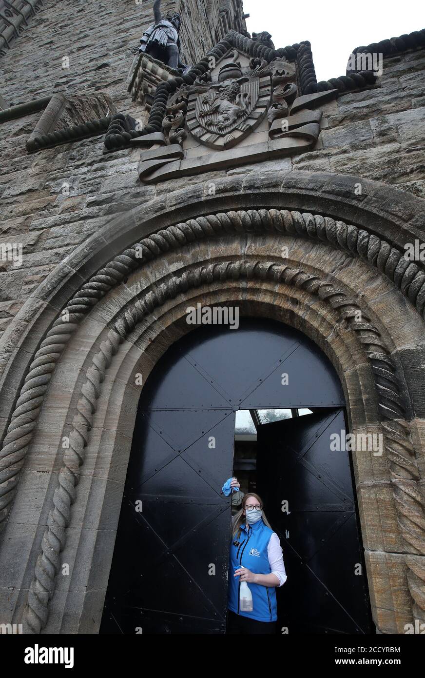 Sally Jeffrey visitor attraction assistant at the Wallace Monument ...
