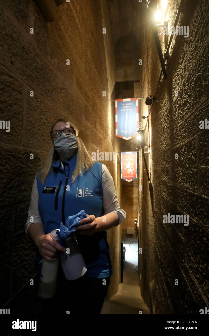 Sally jeffrey visitor attraction assistant wallace monument stands hi ...