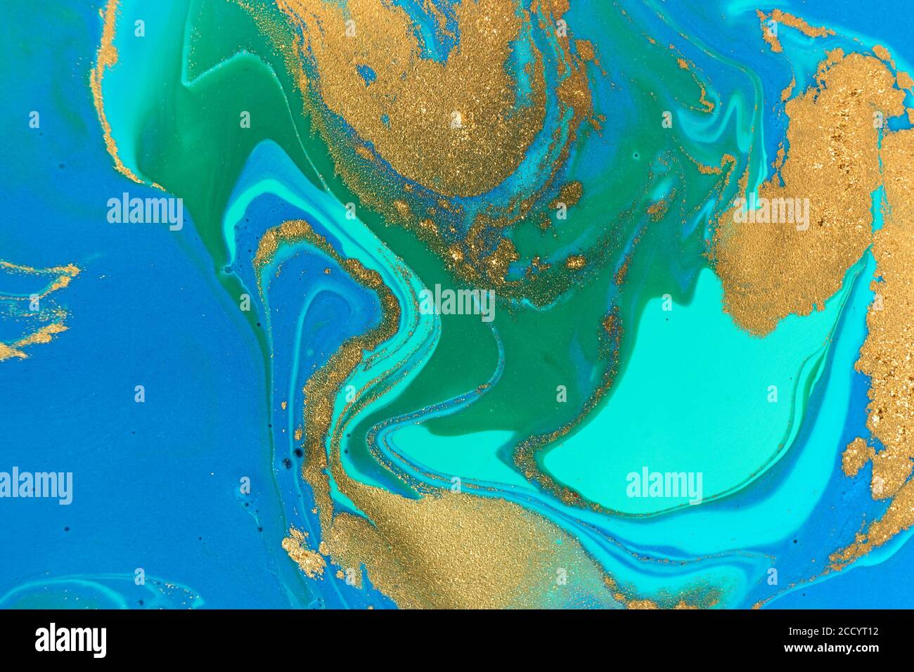 Marbled blue abstract background. Liquid marble pattern Stock Photo - Alamy