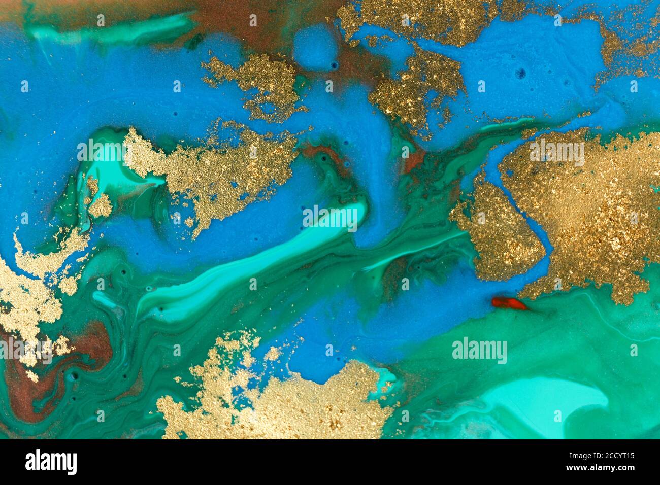 Marbled blue abstract background. Liquid marble pattern Stock Photo - Alamy