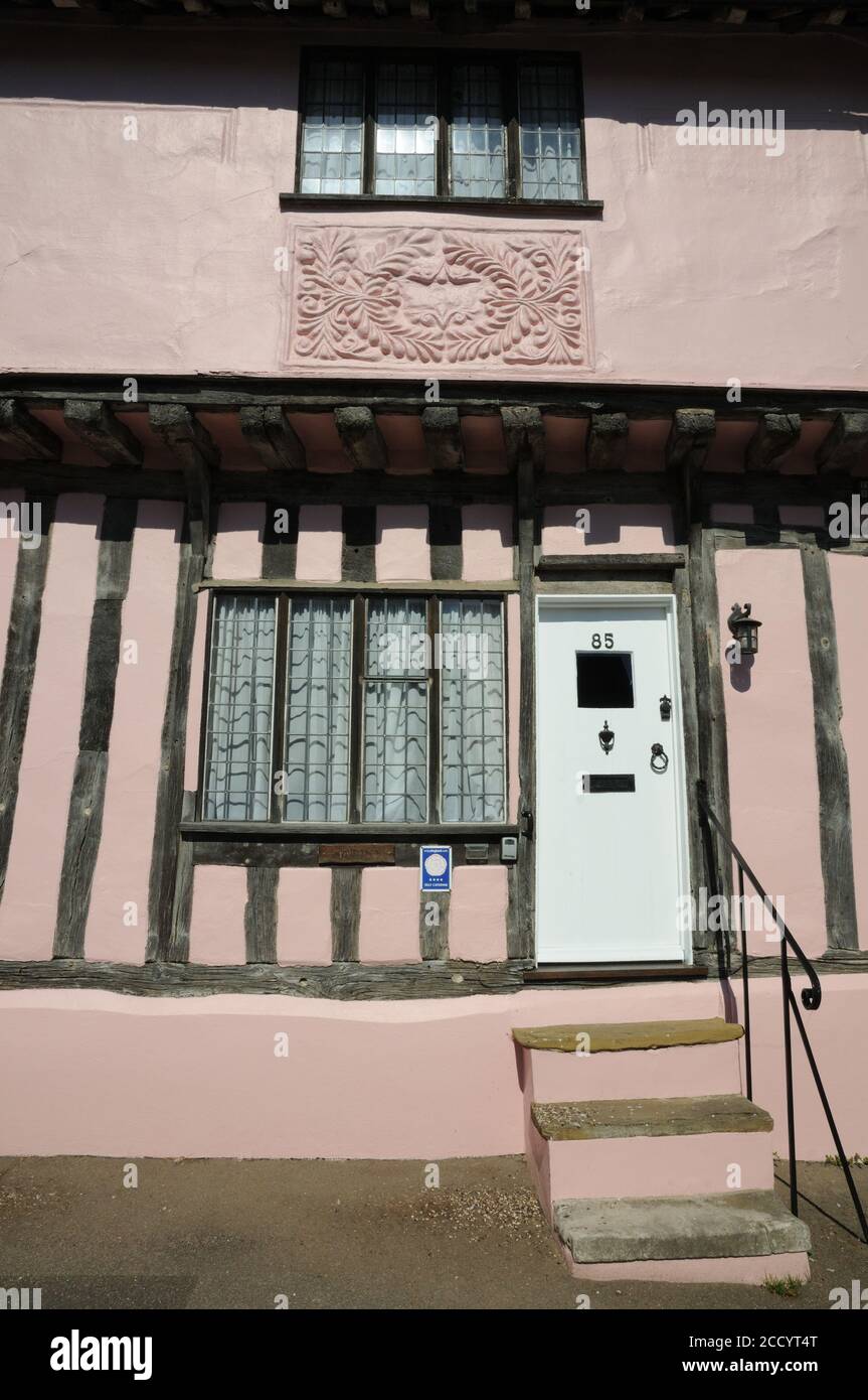 Lavenham street church hi-res stock photography and images - Alamy